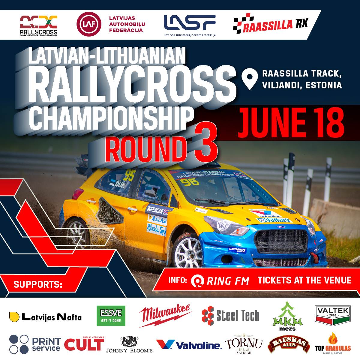 Ready for race 3, Raassilla RX track, JUNE 18